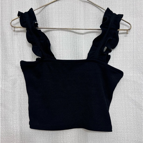 Zara | Tops | Zara Ruched Crop Top | Poshmark